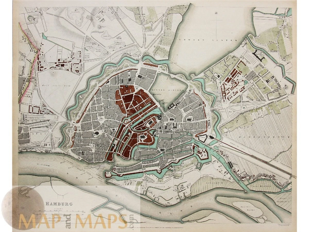 Elbe River Map Europe
