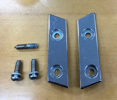 90-97 Mazda Miata MX5 Convertible Top Chrome Trunk Striker Plate SET ...