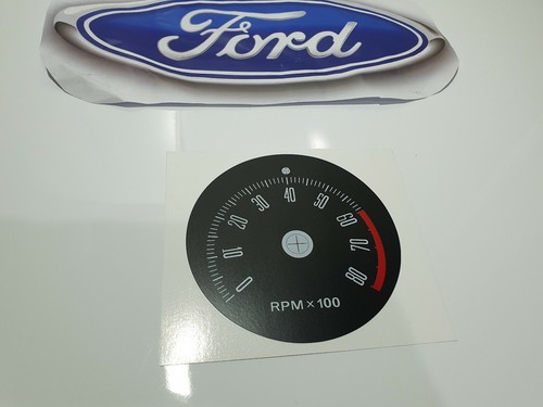FORD FALCON XY XW GT GS HO 8000 RPM TACHO DECAL CLEVELAND SEDAN NEW NEW ...