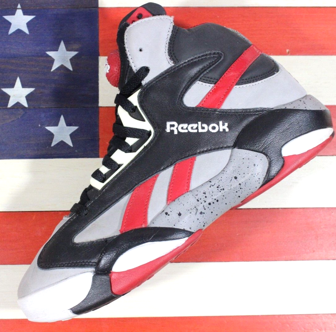 Reebok Shaq Attaq Brick City 2013 RED/BLACK/GREY Basketball Shoe ...