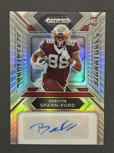 2024 Panini Prizm Brevyn Spann-Ford Auto Rookie Card Minnesota/Dallas ...