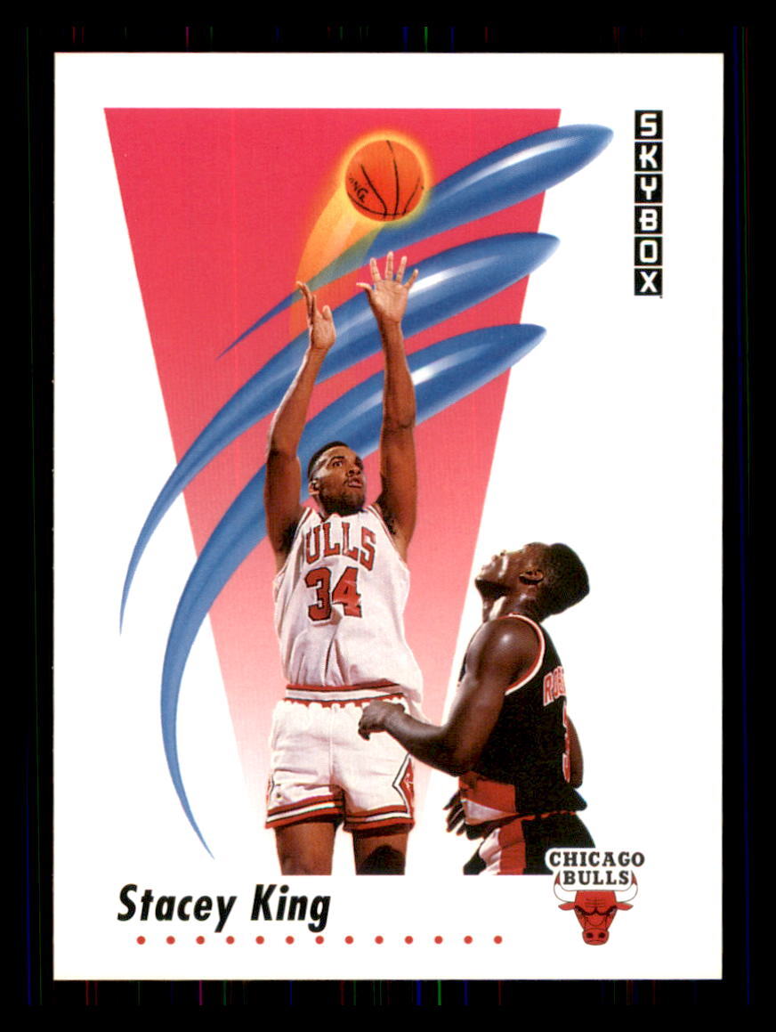 1991 Basketball SkyBox Stacey King Chicago Bulls #40 | eBay