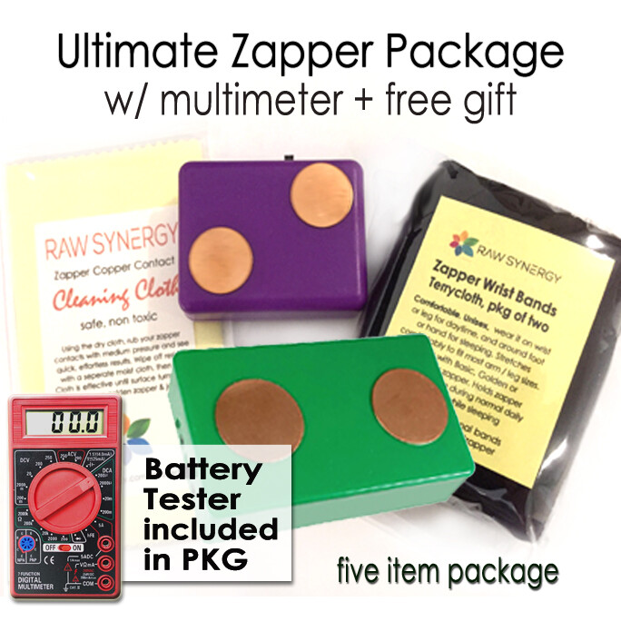 ULTIMATE 6 item Zapper PKG Cleaner Bands Kill Parasites Bacteria Virus ...