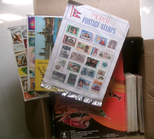 WORLDWIDE STAMP COLLECTOR KITS SOUVENIR PACKAGES GEOGRAPHIC PACKETS 7 ...