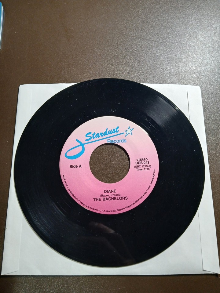 RAY PETERSON Corinna Corinna / THE BACHELORS Diane 45 Vinyl Record w ...