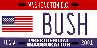 George W. Bush President of the United States Inauguration 2001 License ...