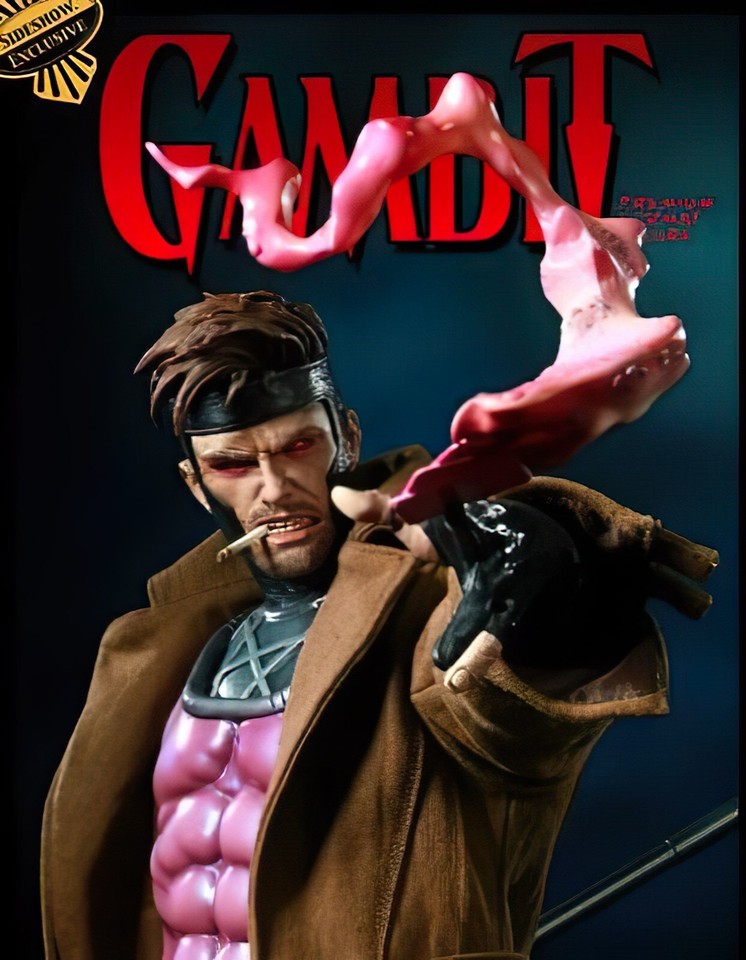 Sideshow X-MEN GAMBIT PREMIUM Format Exclusive 1/4 Scale Statue New ...