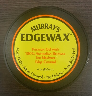 MURRAY'S EDGEWAX REGULAR 4 OZ 100% AUSTRALIAN BEESWAX EDGE CONTROL GEL ...