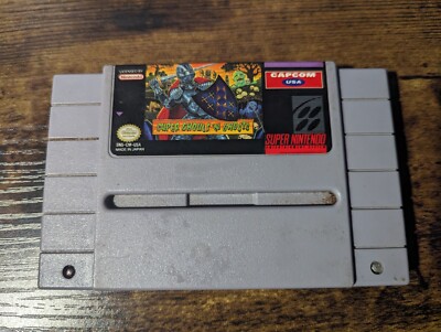 Super Ghouls 'n Ghosts (Nintendo SNES, 1991) Cartridge Only 13388130030 ...