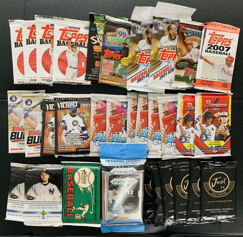 Old Shop Liquidation! NEW, Sealed Baseball Packs LOT! Hobby, Bowman ...
