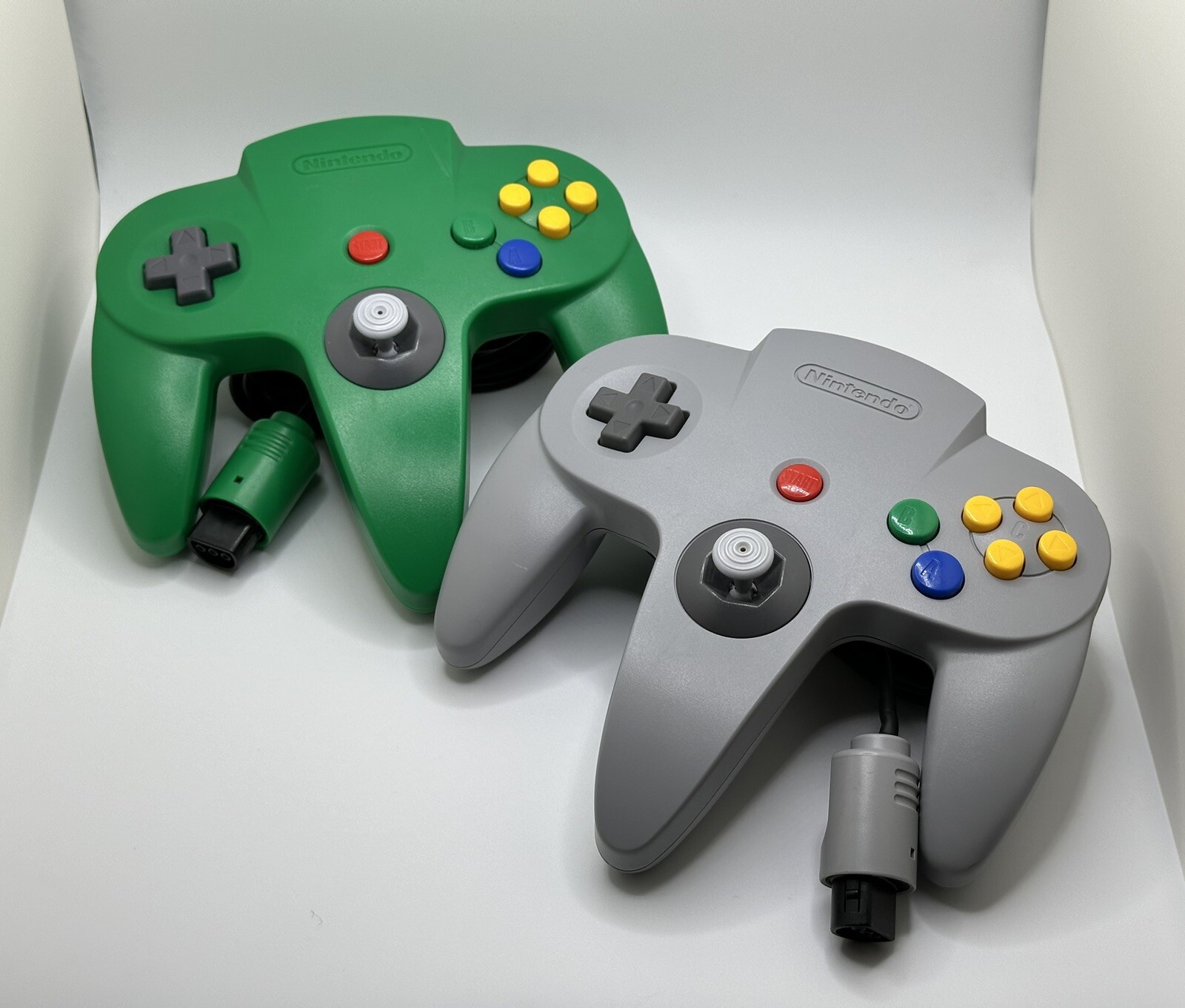 Lot Of 2 Genuine Nintendo 64 N64 Controller OEM Authentic - Read ...