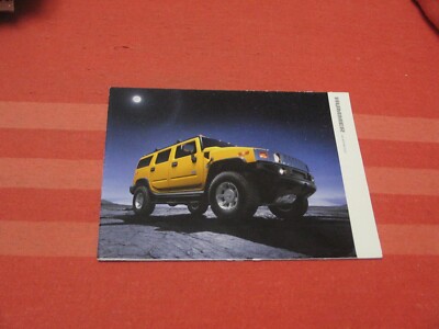 Hummer H1-H2 brochure prospekt poster USA 2004 | eBay