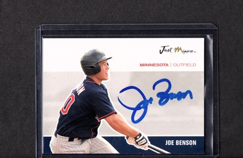 2007 JUST MINORS VTG. RC CARD SIGNED IP AUTO JOE BENSON MINNESOTA TWINS ...