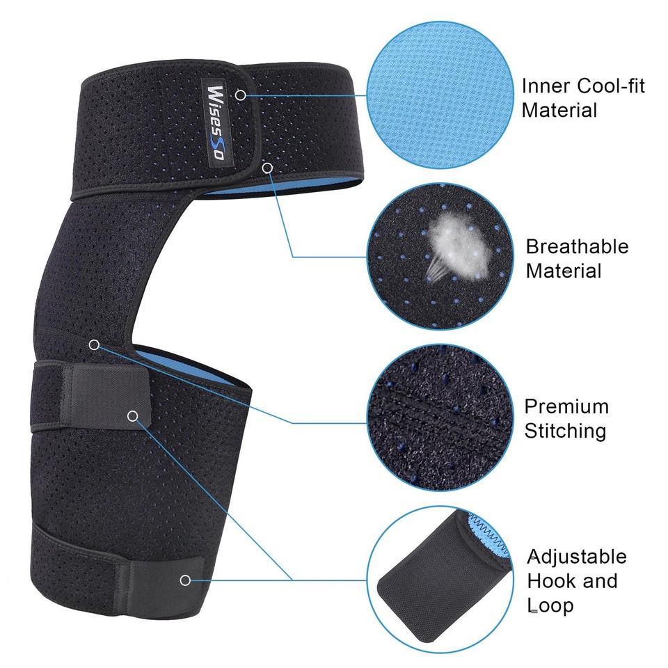 Hip Brace for Sciatica, Hip Flexor Compression Wrap for Sciatica Pain ...