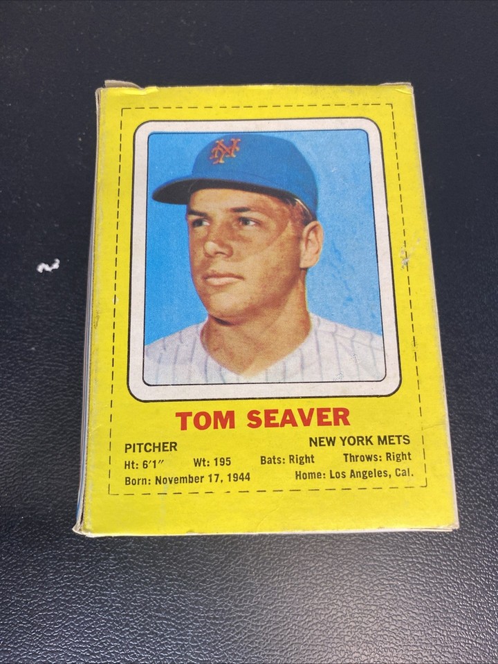 Vintage 1969 MLB Transogram Figures Set Break NOB Tom Seaver New York ...