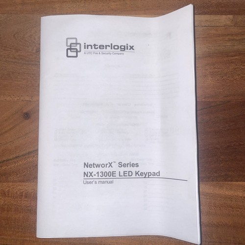 Interlogix GE Networx 8-Zone Led Security Alarm Keypad (NX-1308E) New ...
