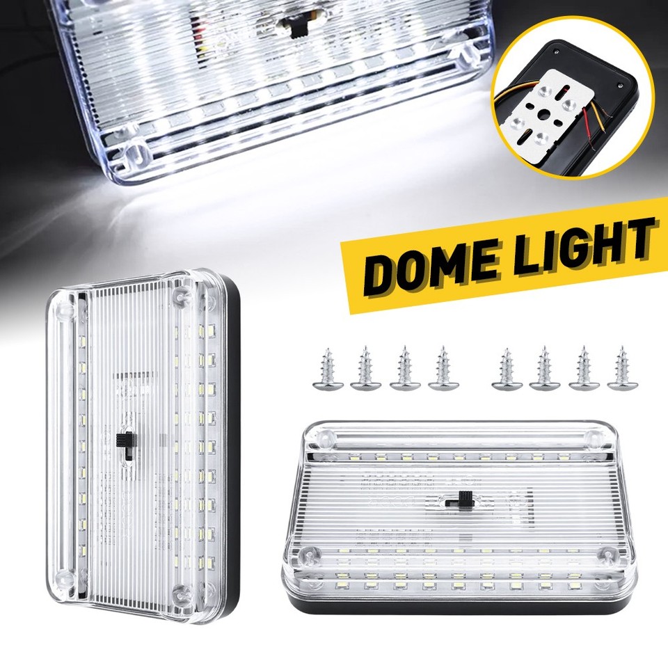 Universal 36 LED Car Ceiling Dome Lamp Reading Trunk Interior White ...