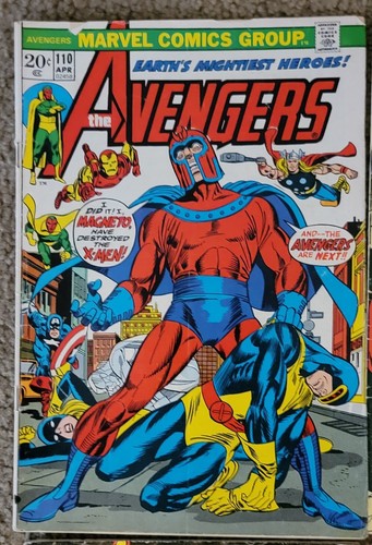 THE AVENGERS 110 115 119 122 134 136 141 MID-HIGHER GRADE 1973 1974 ...