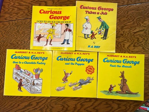 Lot Of 5 Curious George Books By Margret & H.A. Rey | eBay