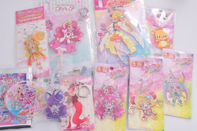 Pretty Cure Precure Acrylic Keychain 10 Bulk set Healin Delicious a La ...