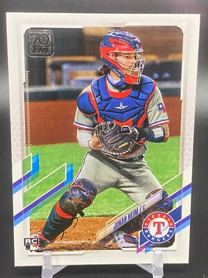 2021 Topps #628 RC Jonah Heim Texas Rangers ROOKIE Baseball Card MLB | eBay