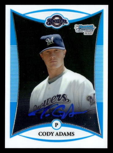 2008 Bowman Draft Picks & Prospects #BDPP123 Cody Adams Chrome Prospects | eBay