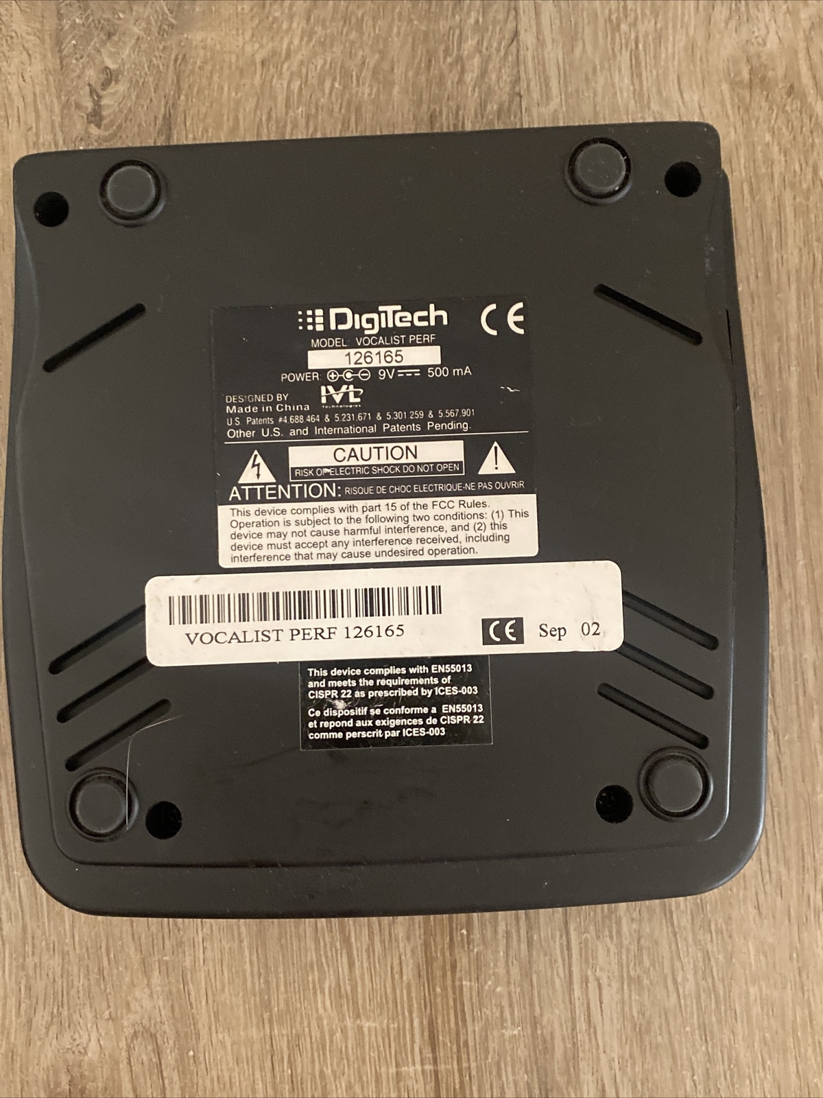 VOCALIST PERFORMER DIGITECH Reverb Vocal Harmony Processor Studio Music ...