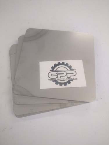 Stainless Steel Sheet Plate Metal 5mm Thick 150mm x 150mm Square Plate ...