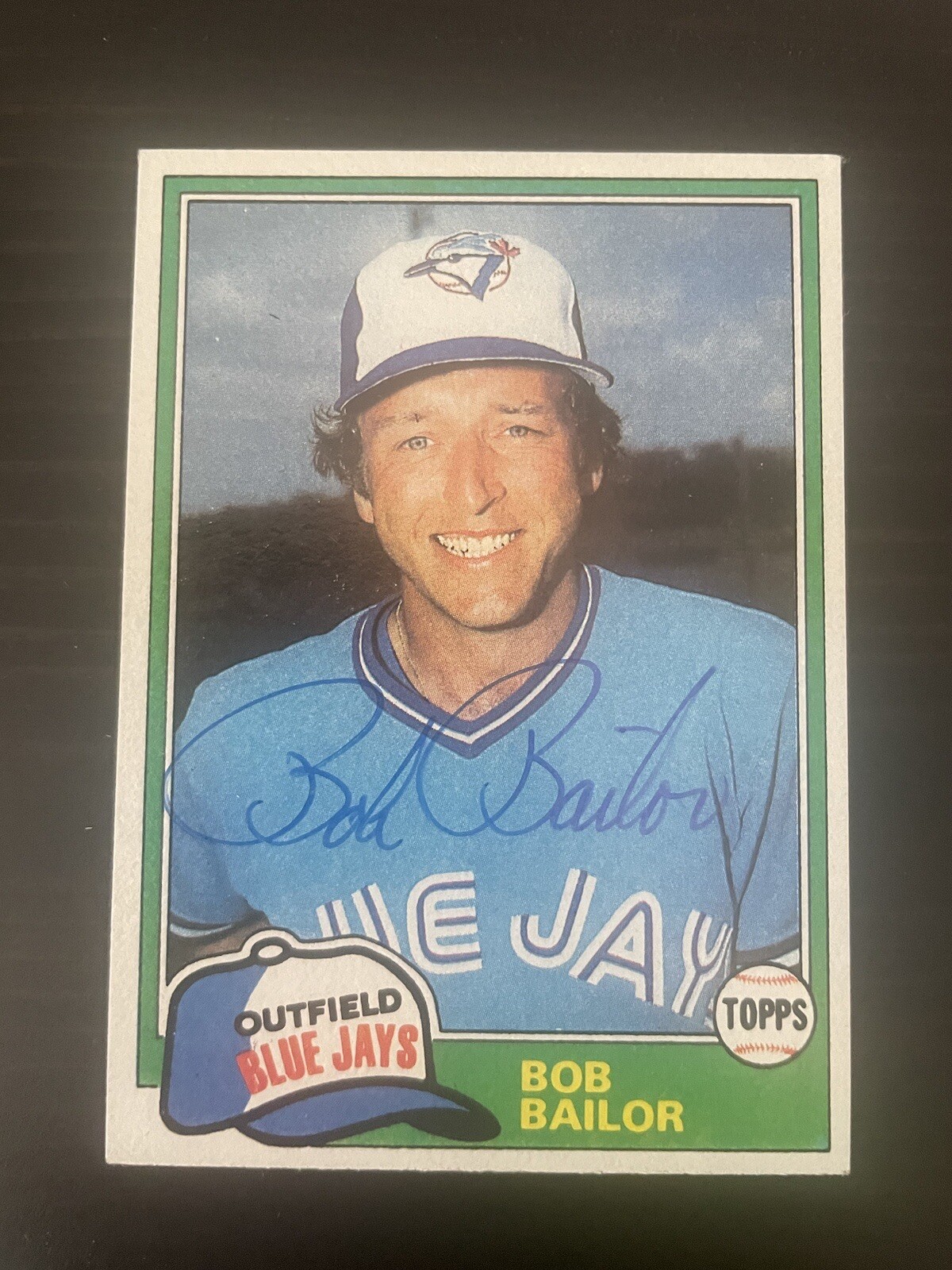 1981 Topps #297 Bob Bailor Toronto Blue Jays Signed Card Autographed | eBay