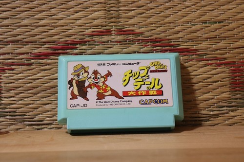 Chip and Dale Daisakusen Chip to Dale Famicom NES Nintendo Japan Capcom ...