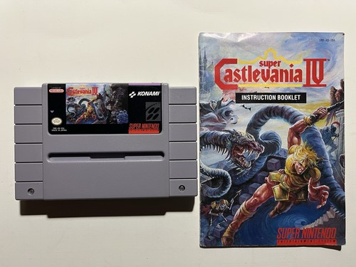 Super Castlevania IV (4) (Super Nintendo SNES) w/ Instruction Manual ...