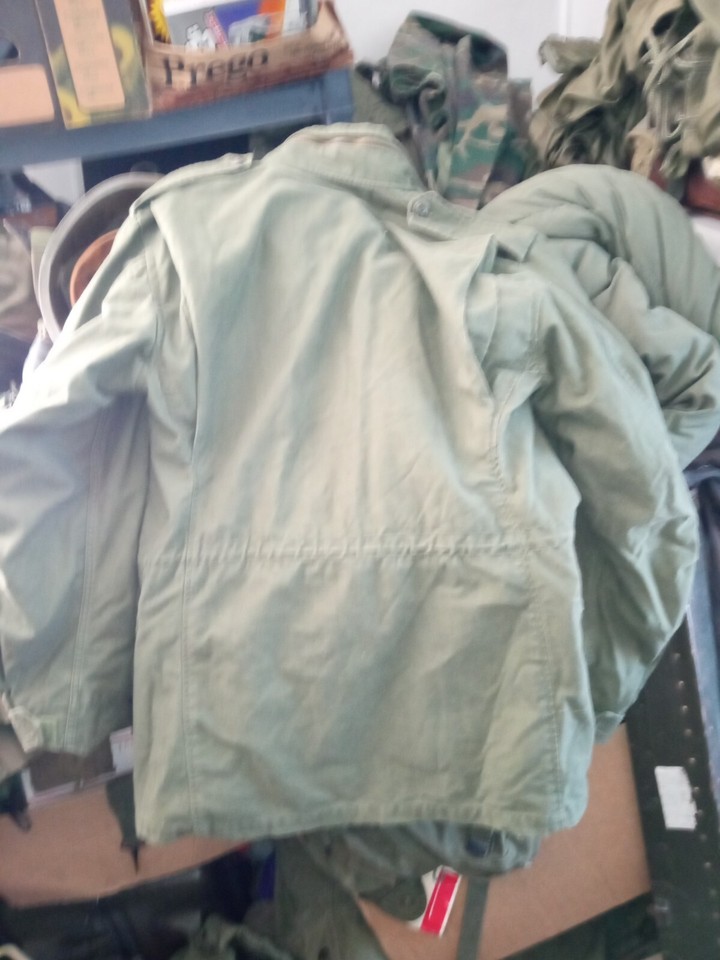 USGI US M65 FIELD JACKET 1981 OG 107 SZ SMALL/LONG BRASS ZIPPER | eBay