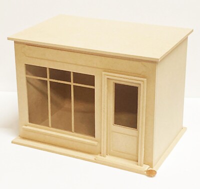 Dolls House Wooden Shop Box Room Box Flat Packed Tumdee 1:12 Scale ...