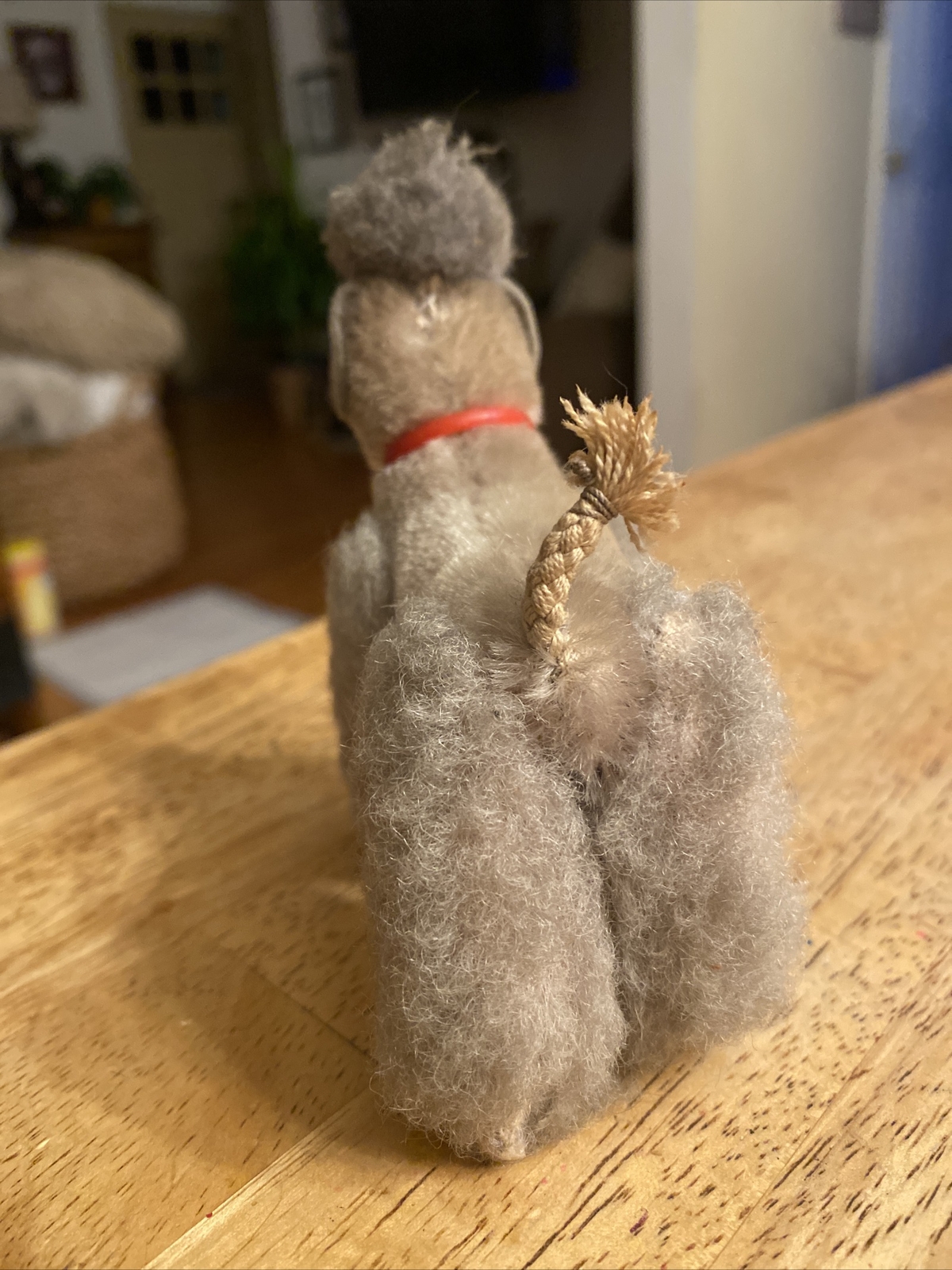 Steiff Poodle Dog Original Snobby Jointed Mohair Plush Figure Toy Gray ...