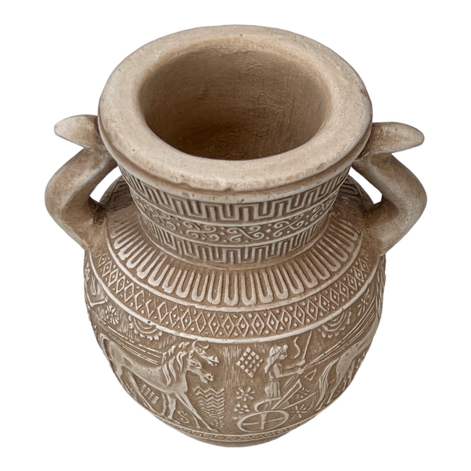 Panathenaic Festival Vase Jar Ancient Greek Roman Pottery Home Decor ...