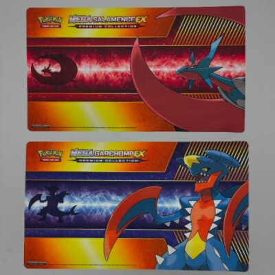 Mega Salamence & Garchomp EX Premium Collection Playmat Pokemon TCG New ...