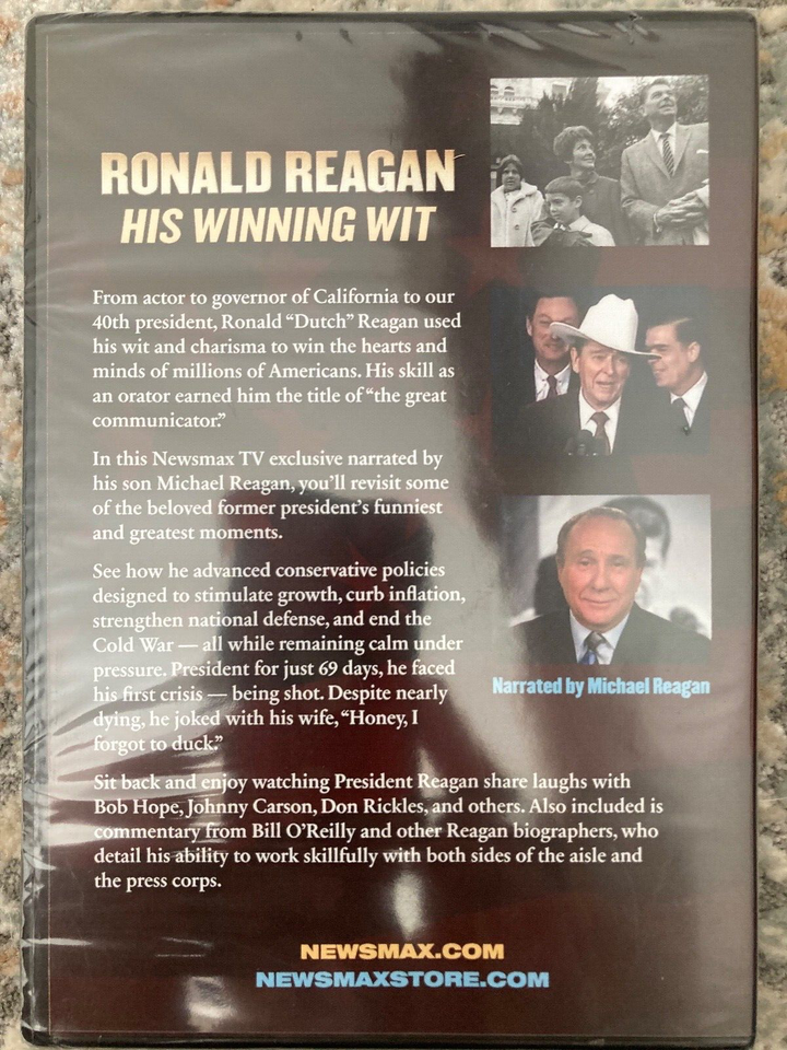 NEW ~ Ronald Reagan His Winning Wit DVD (Newsmax) | eBay