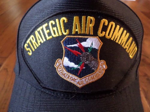 U.S AIR FORCE SAC MILITARY HAT OFFICIAL BALL CAP STRATEGIC AIR COMMAND ...