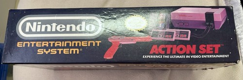 1987 Nintendo Action Set Vintage Console w/ Zapper Gun & Duck Hunt NEW ...