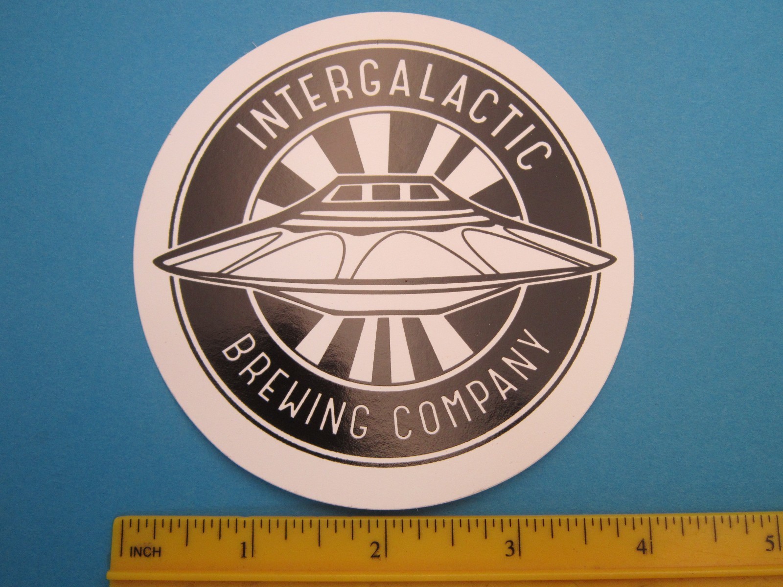 BEER Collectible STICKER ~ INTERGALACTIC Brewing Co ~ San Diego ...