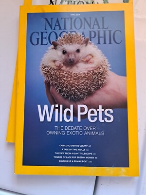 National Geographic Magazine | April "Wild Pets" | eBay