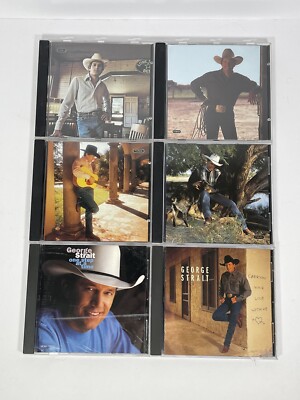 George Strait 6 CD Lot - Strait Out Of The Box (Box Set) + Two Other ...