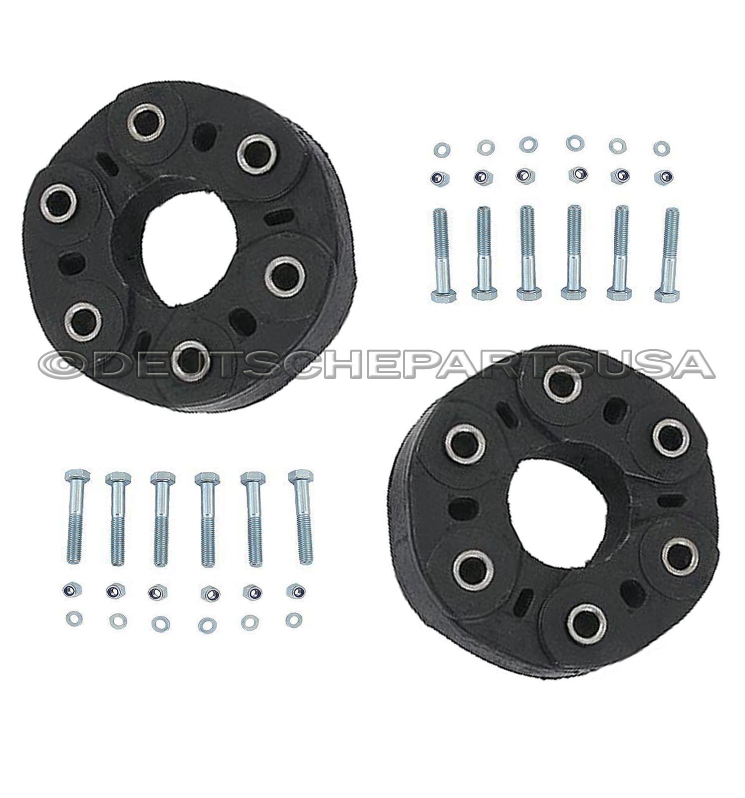 DRIVE SHAFT FLEX JOINT DISC KIT for MERCEDES FRONT + REAR 2 x ...