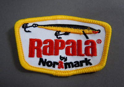 RAPALA FISHING LURES EMBROIDERED IRON-ON PATCH 2.75" x 2" **NEW** | eBay