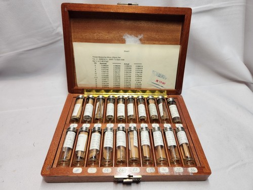 Van Keuren Thread Measuring Wire Set 60 Degree Threads 3 Wire Method W ...