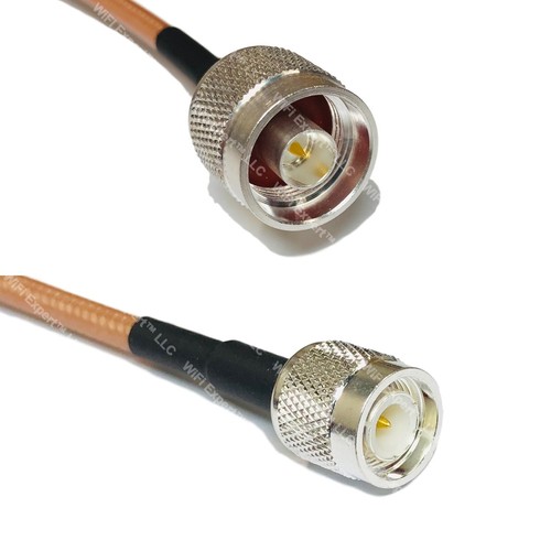 RG142 Silver N MALE to TNC MALE Coax RF Cable USA Lot | eBay