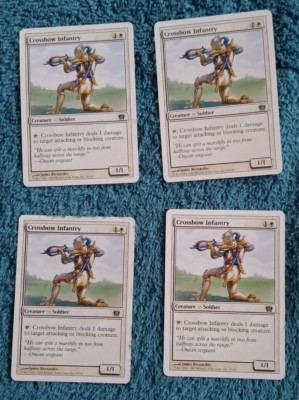 MTG 8TH CROSSBOW INFANTRY COMMON X4 LP | eBay