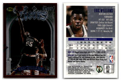 1996-97 Topps Finest #227 Eric Williams - Boston Celtics | eBay