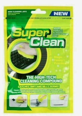 SUPER CLEAN Gel Cleaning compound Laptop Keyboard Home Cleaner | eBay ...