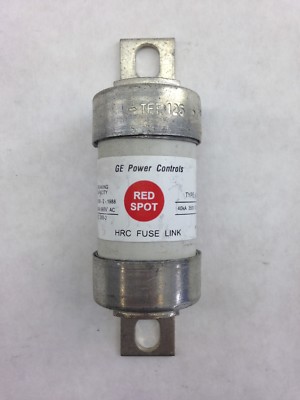 GE POWER CONTROLS RED SPOT HRC FUSE LINK TYPE gG 350V (A814) | eBay